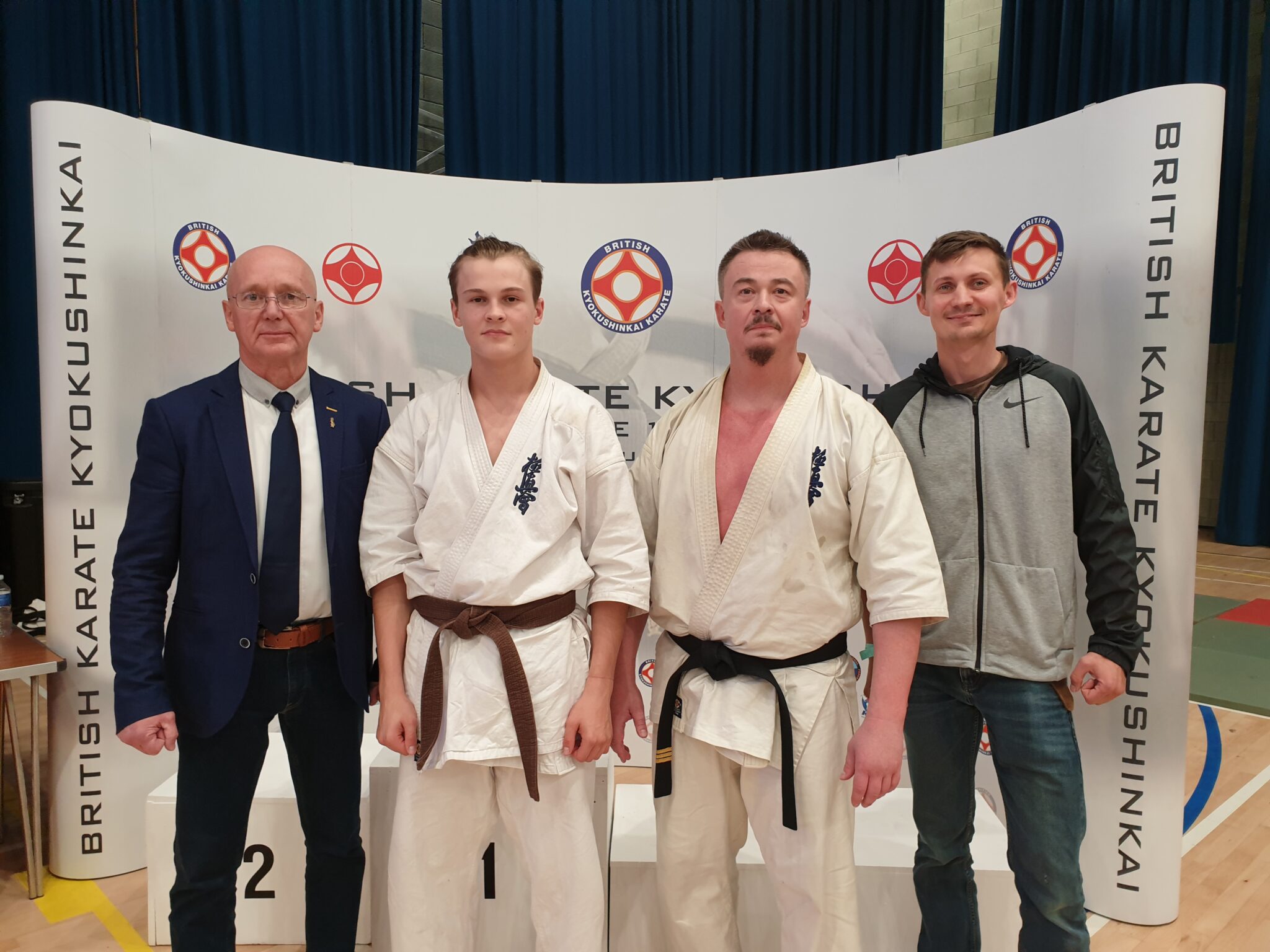 Student celebrates success after finishing third in Karate British Open ...