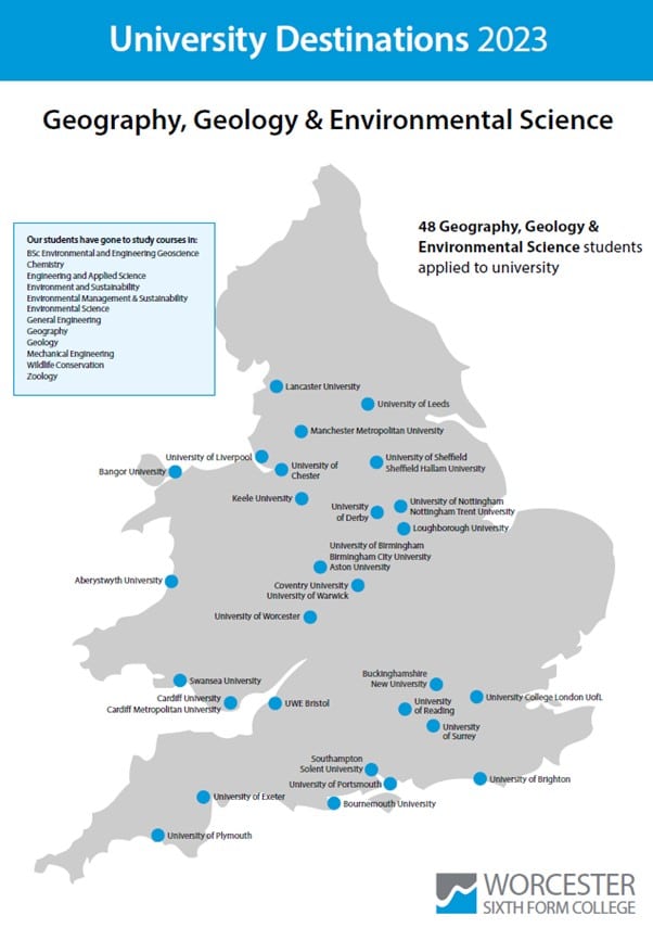 Environmental Science A Level - Worcester Sixth Form College